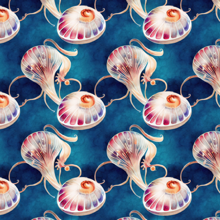 Template Octopus Seamless Pattern 9 – 4096 x 4096 – 300 ppi